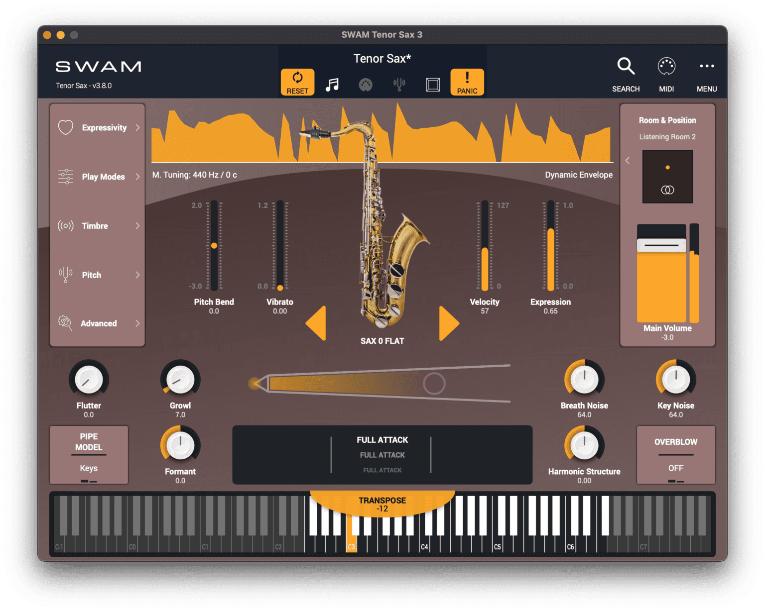 SWAM Saxophones | Audio Modeling