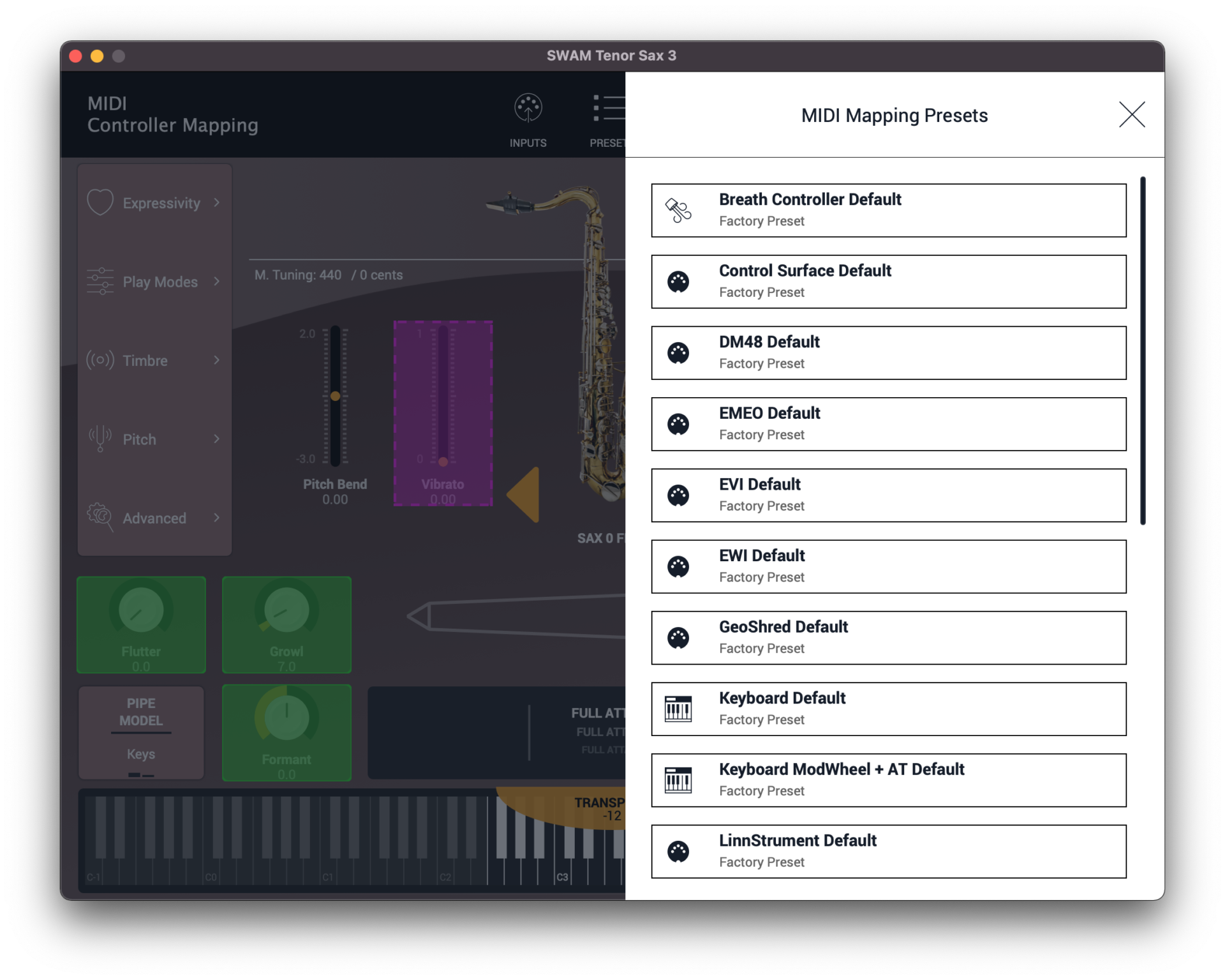 SWAM Saxophones | Audio Modeling