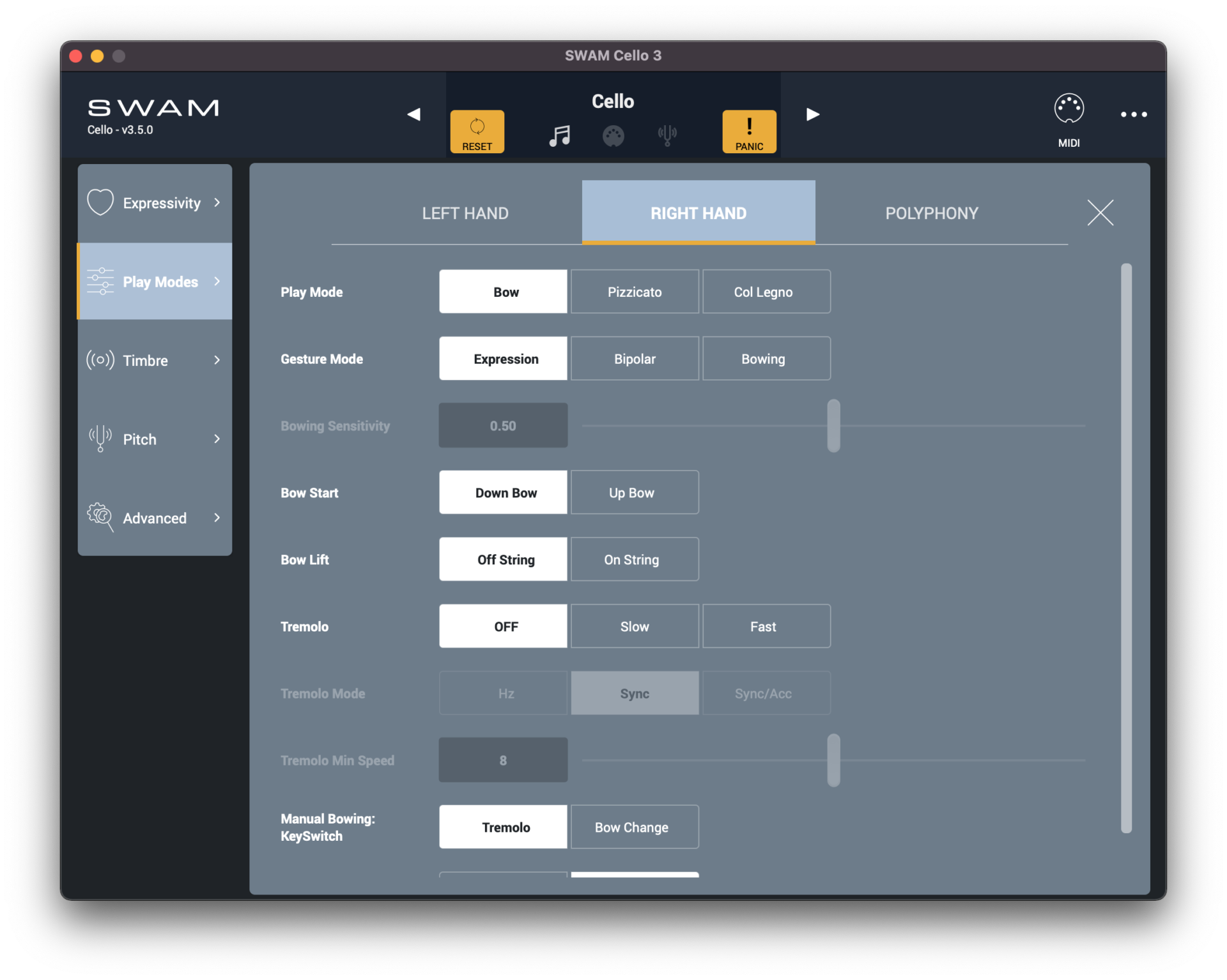 SWAM Cello | Audio Modeling