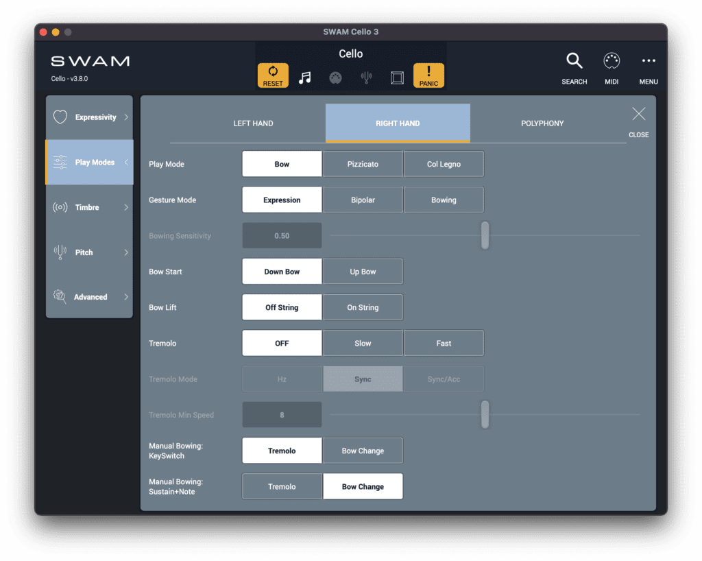 SWAM Cello | Audio Modeling