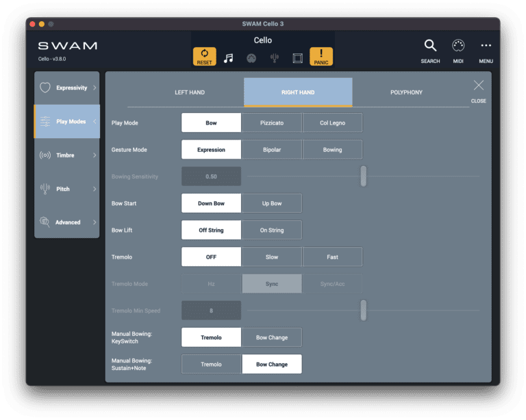 SWAM Cello | Audio Modeling