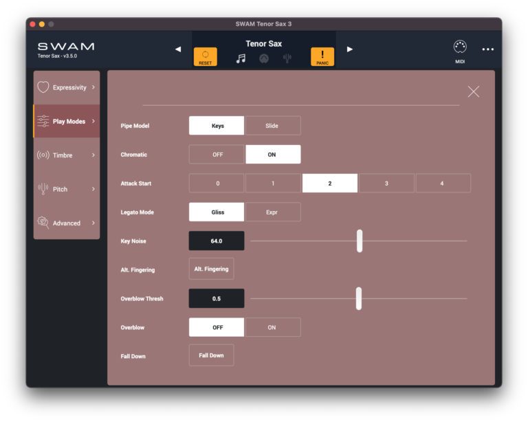 SWAM Saxophones | Audio Modeling