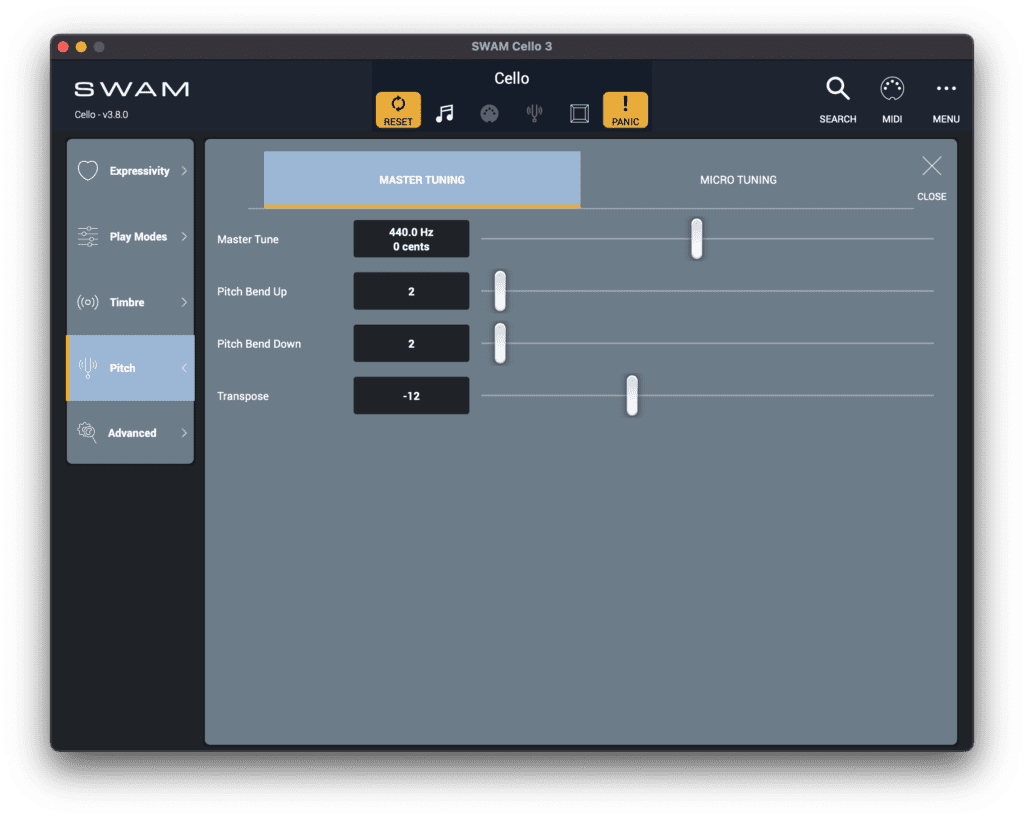 SWAM Cello | Audio Modeling