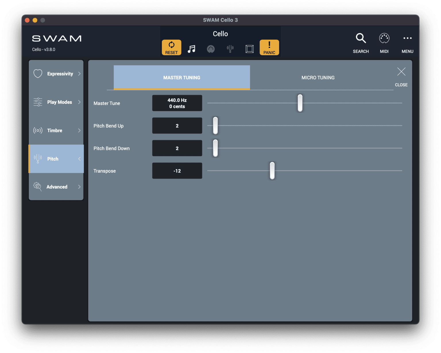 SWAM Cello | Audio Modeling