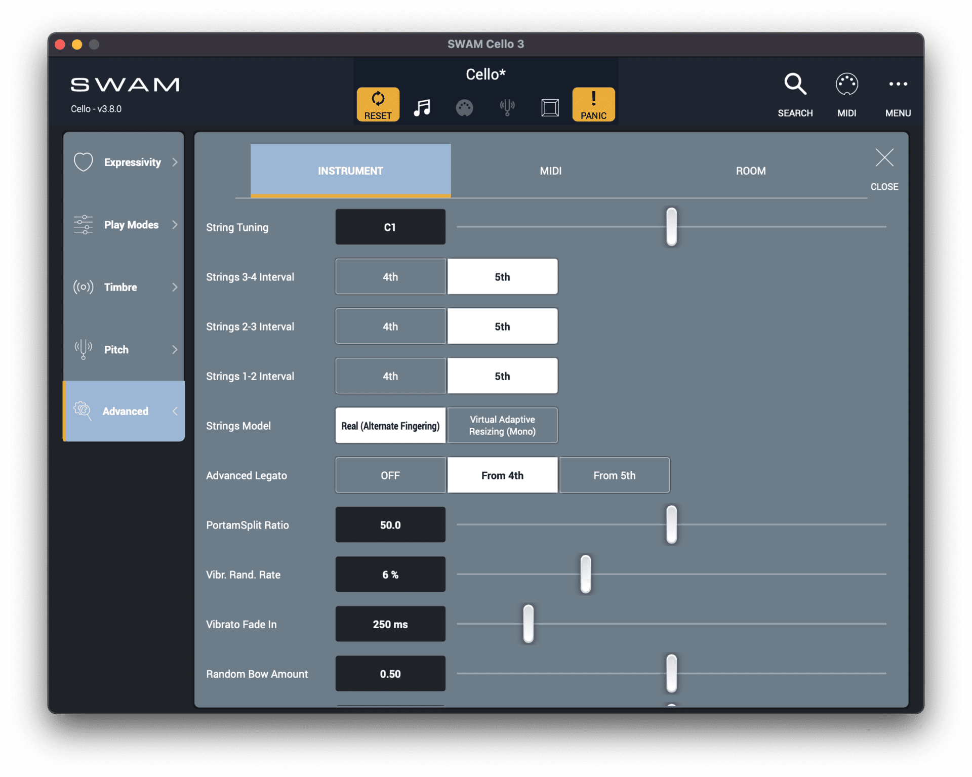SWAM Cello | Audio Modeling