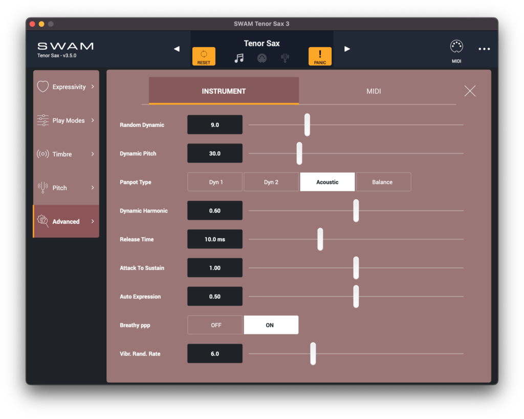 SWAM Saxophones | Audio Modeling