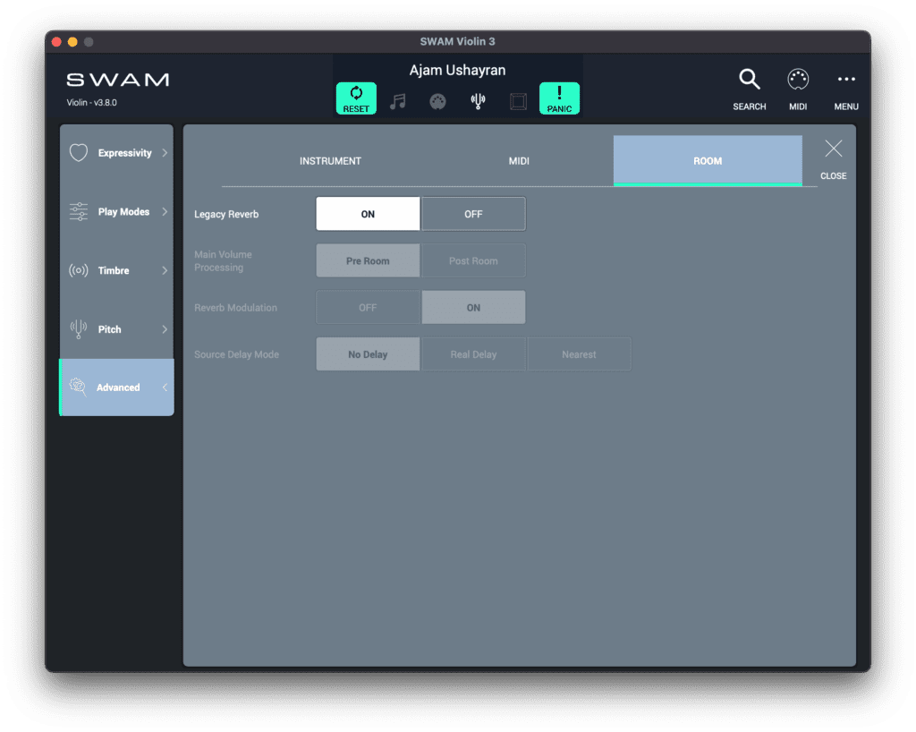 SWAM Violin | Audio Modeling