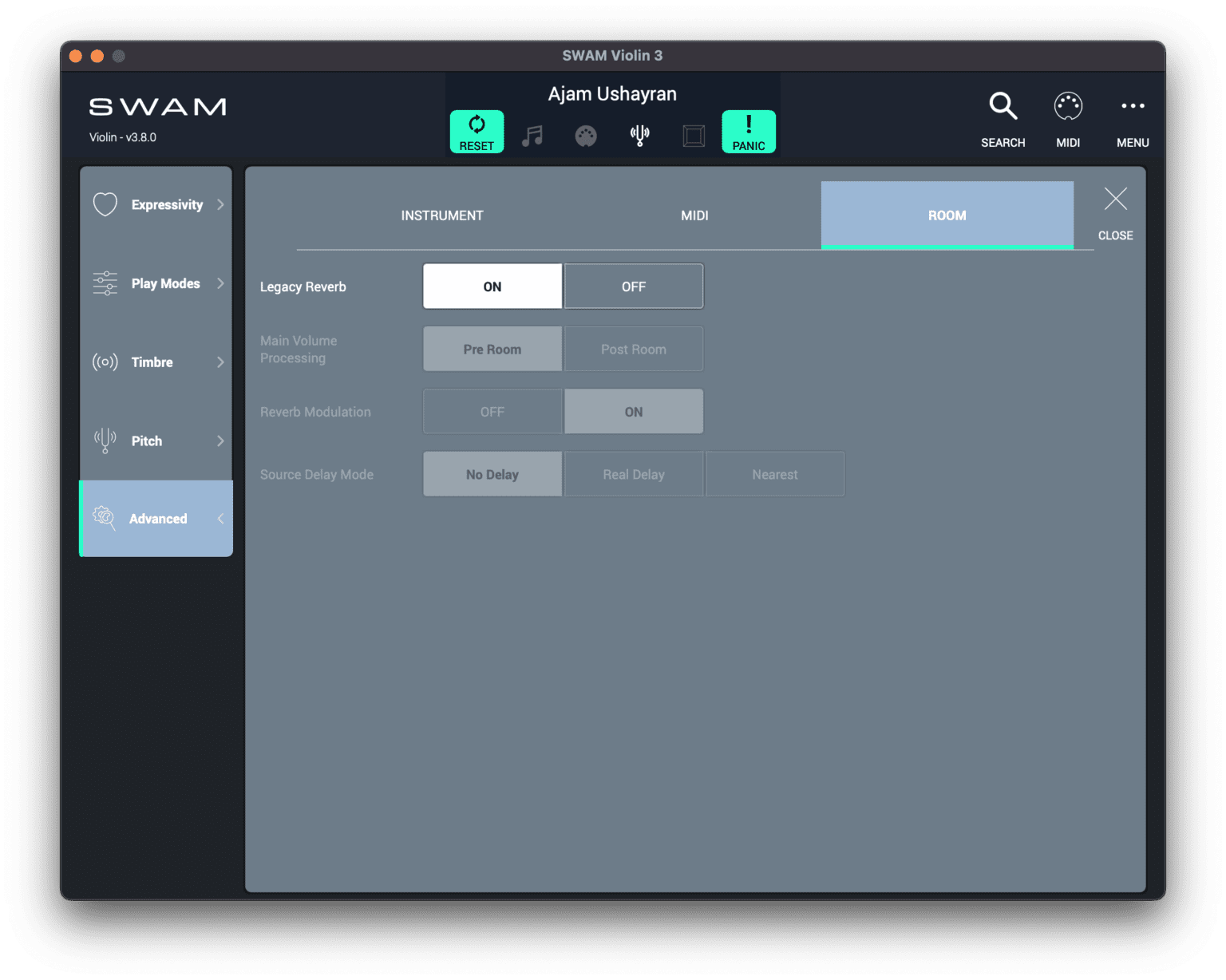 SWAM Violin | Audio Modeling