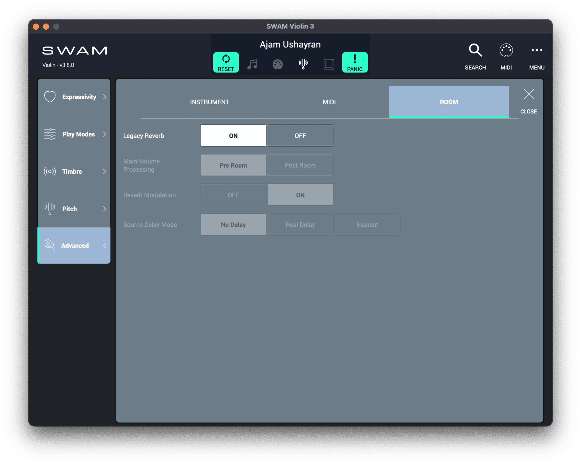 SWAM Violin | Audio Modeling