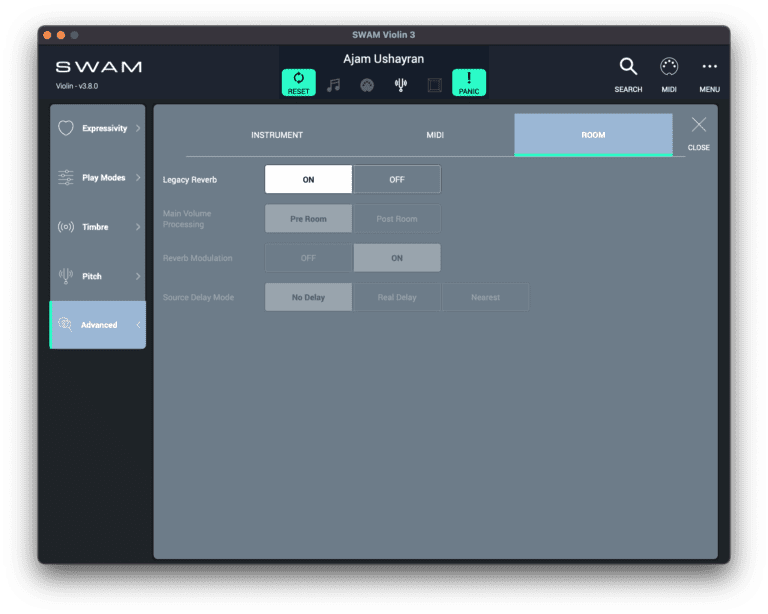 SWAM Violin | Audio Modeling