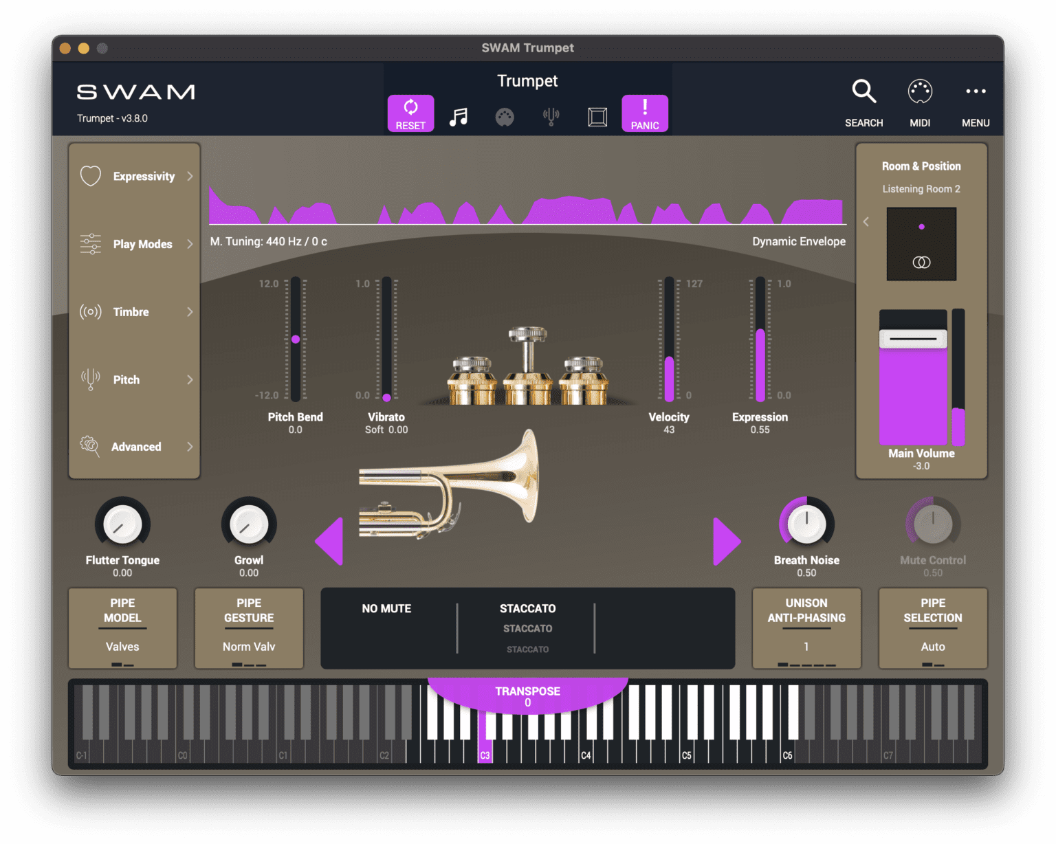 SWAM Trumpets | Audio Modeling