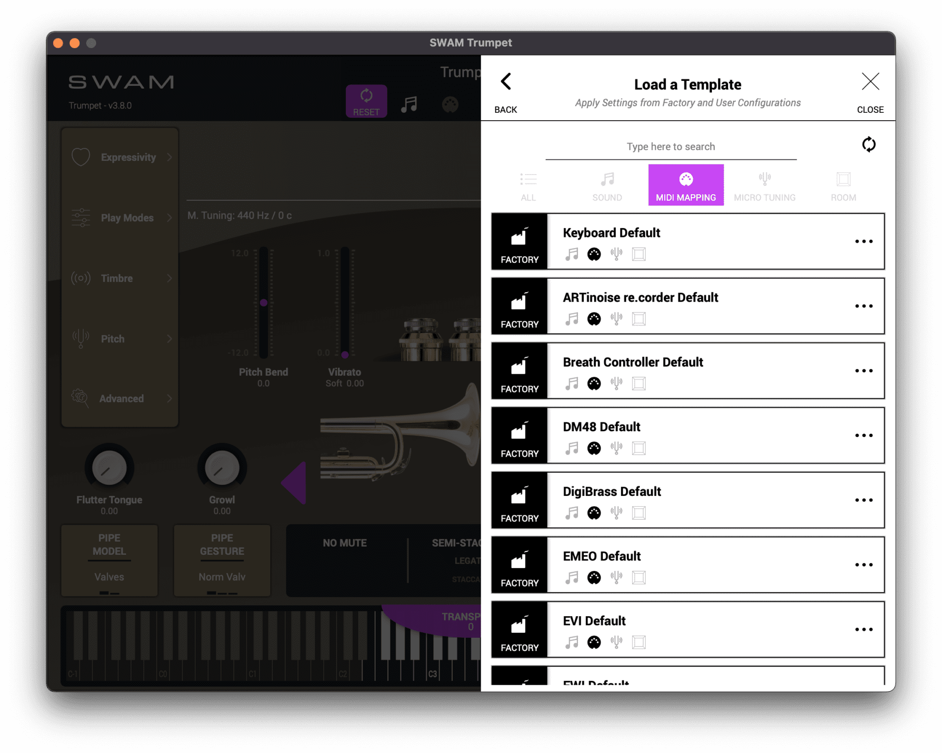 SWAM Trumpets | Audio Modeling