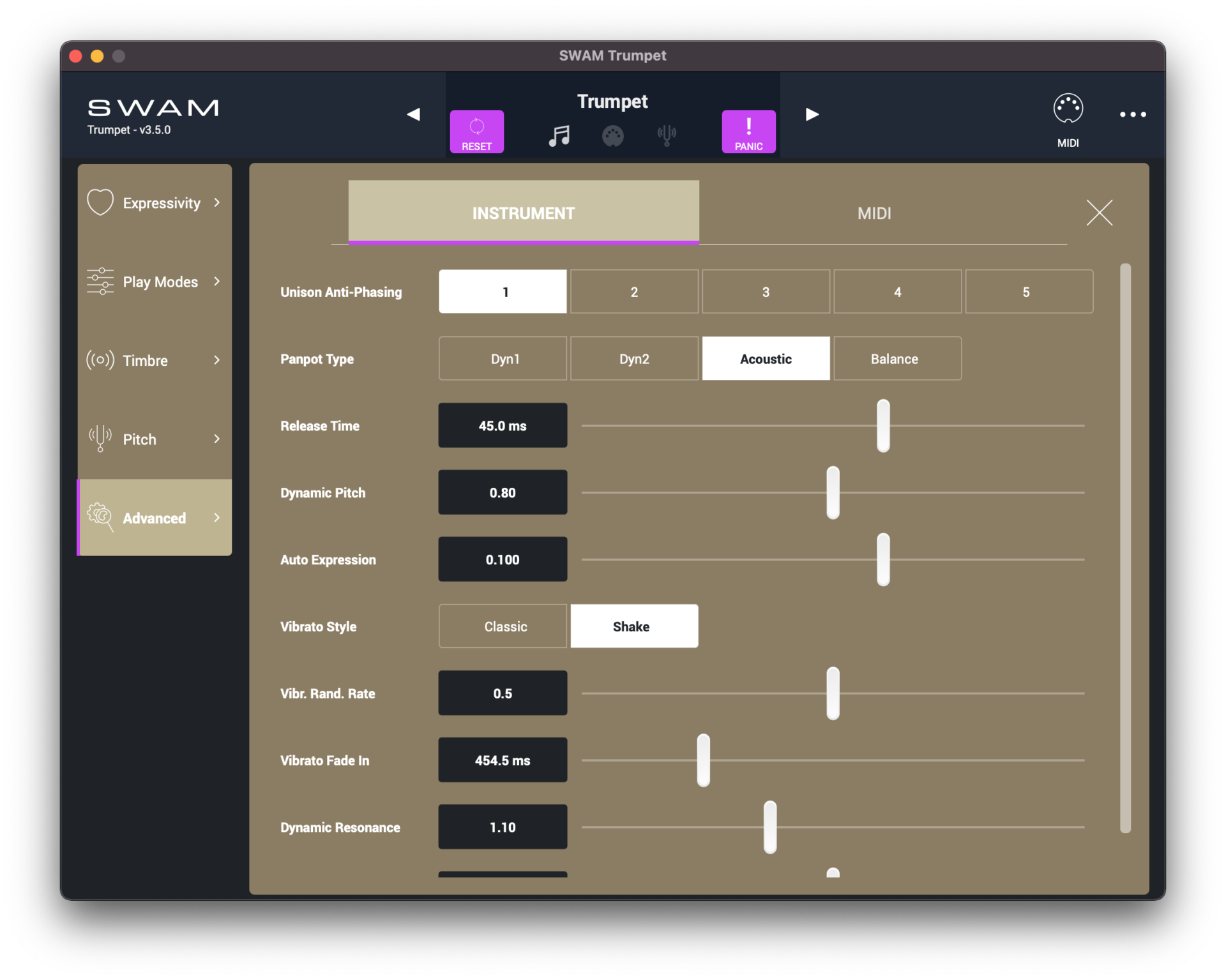 SWAM Trumpets | Audio Modeling