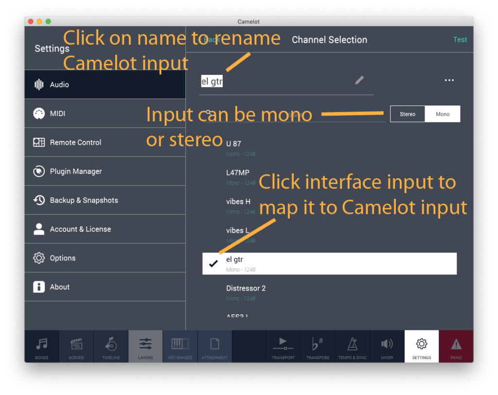 Audio In, Out, and All About in Camelot 2.1 | Audio Modeling
