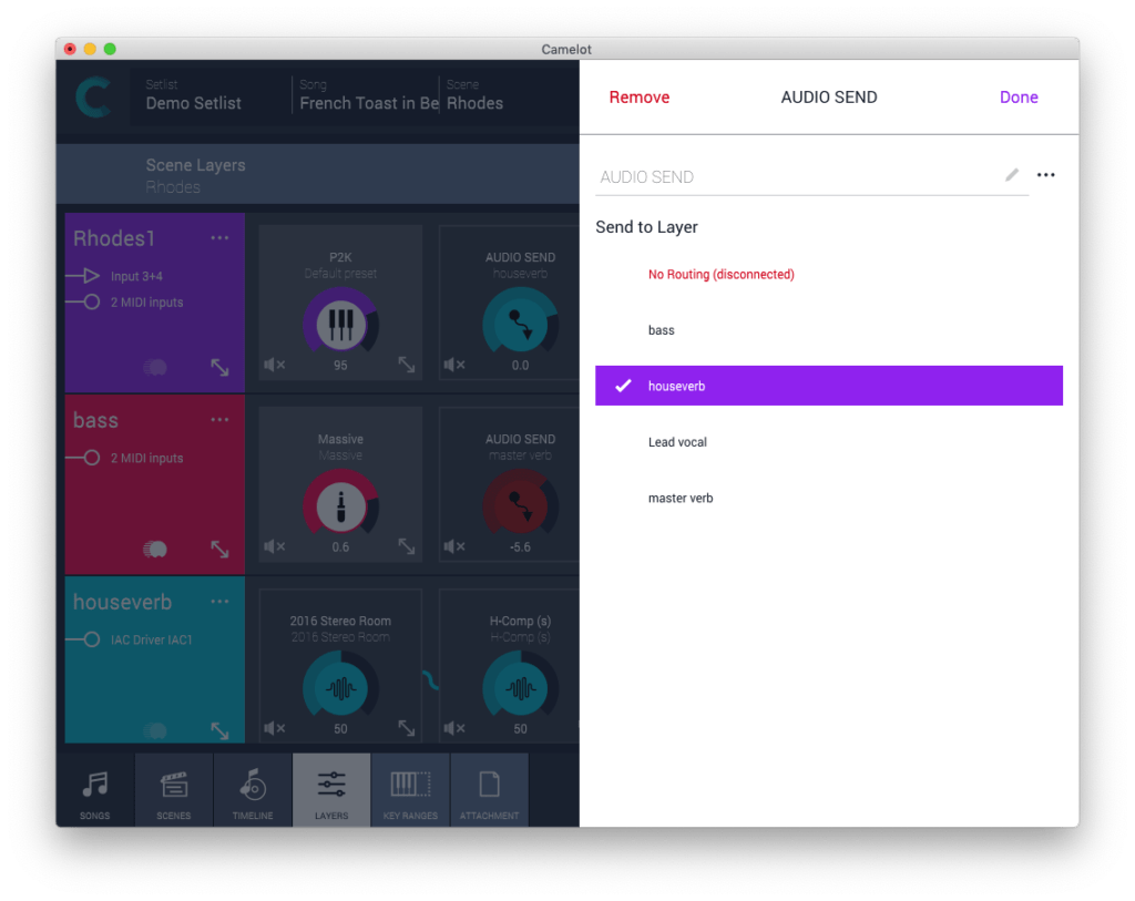 Audio In, Out, and All About in Camelot 2.1 | Audio Modeling