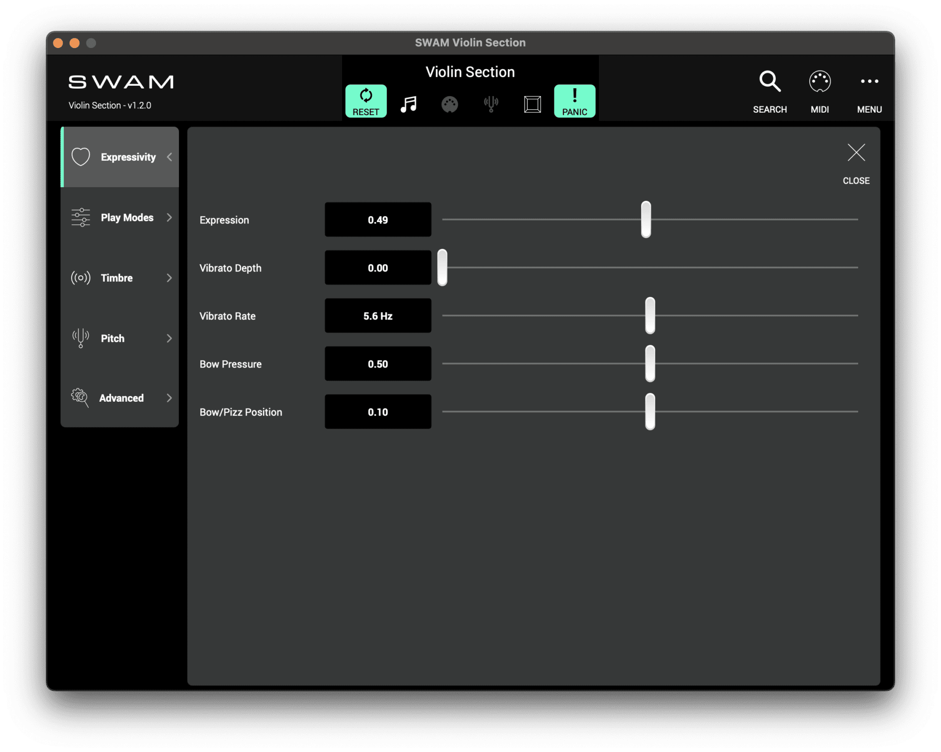 SWAM String Sections | Audio Modeling