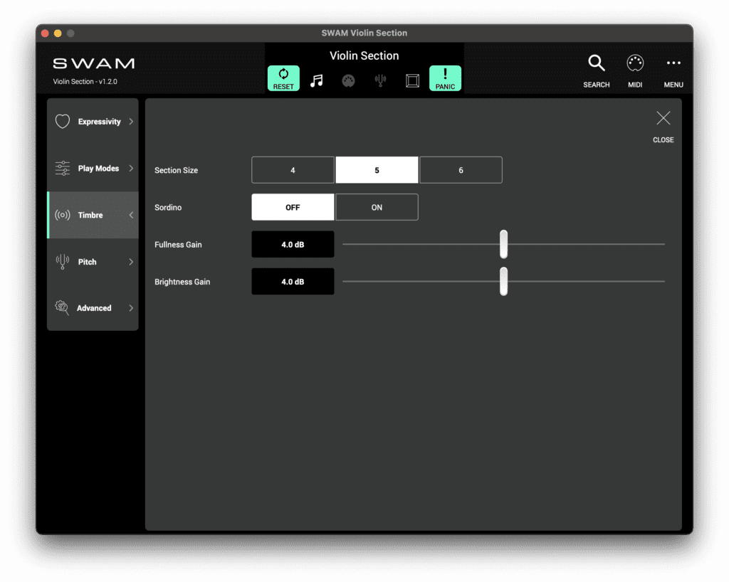 SWAM String Sections | Audio Modeling