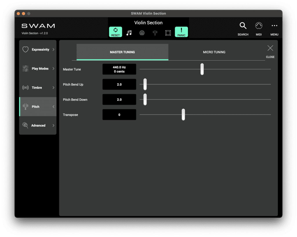 SWAM String Sections | Audio Modeling