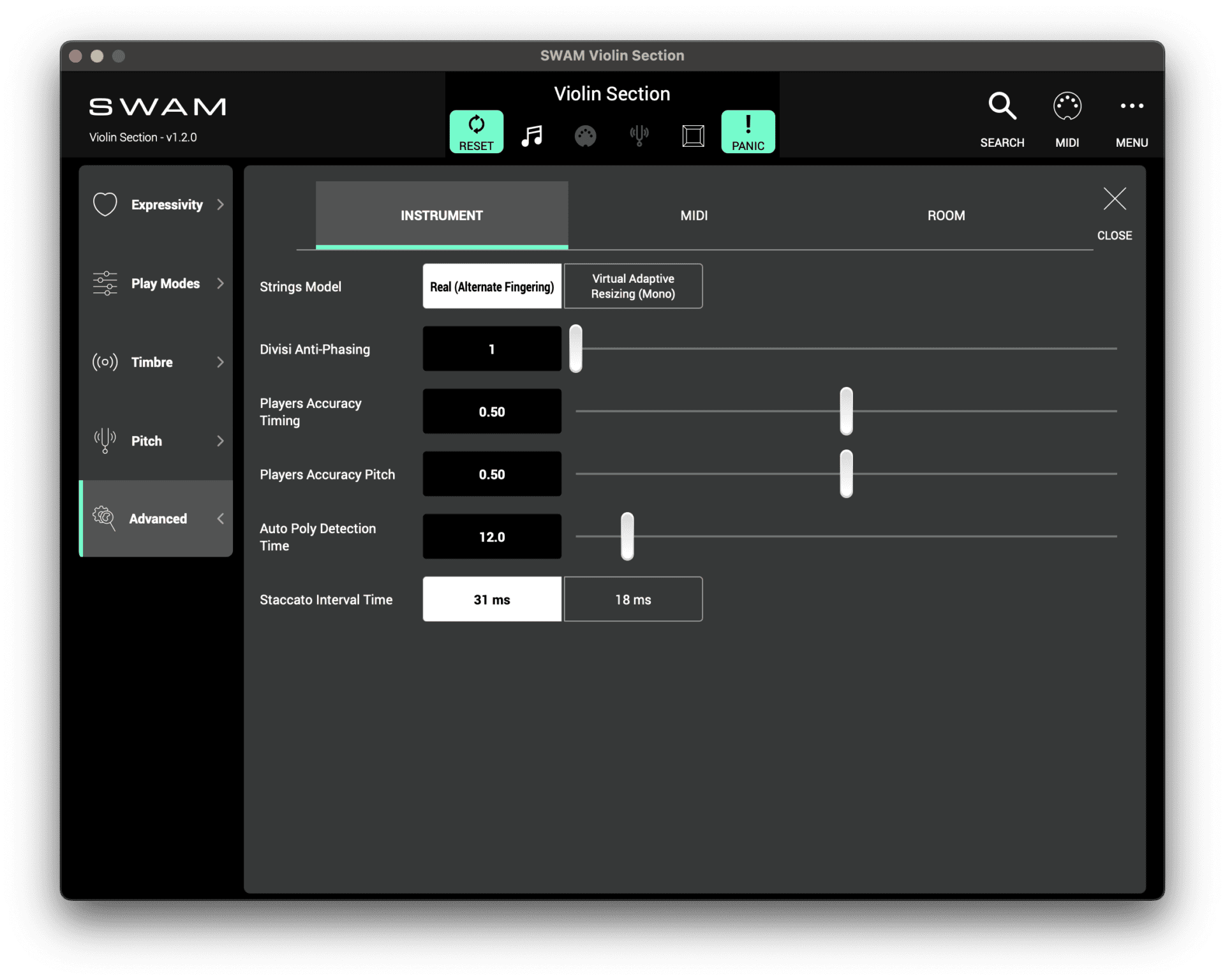 SWAM String Sections | Audio Modeling