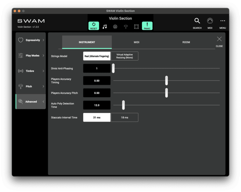 SWAM String Sections | Audio Modeling