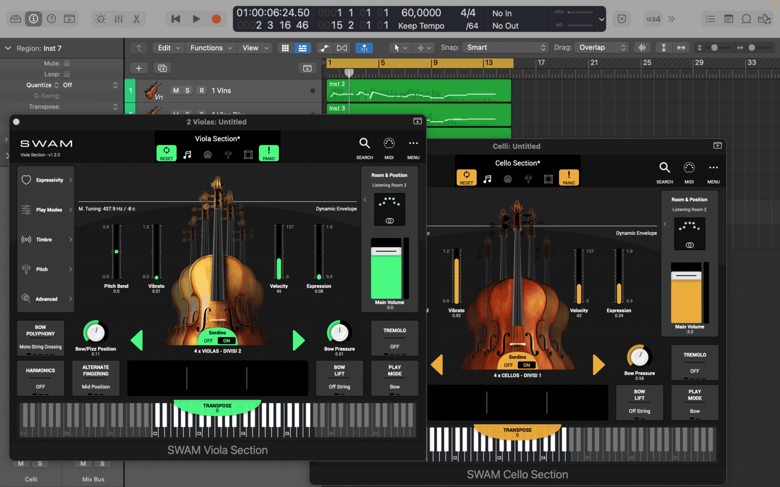 SWAM String Sections | Audio Modeling