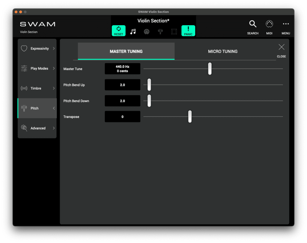 SWAM String Sections | Audio Modeling