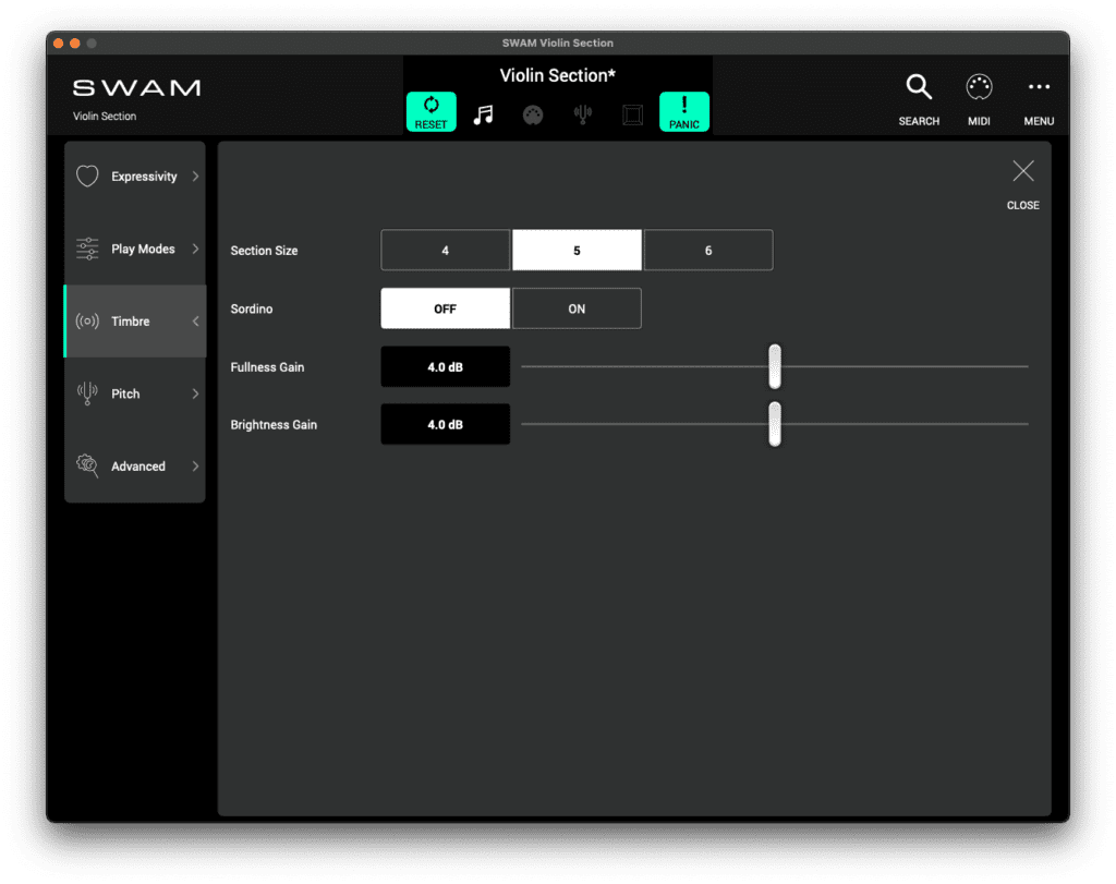 SWAM String Sections | Audio Modeling